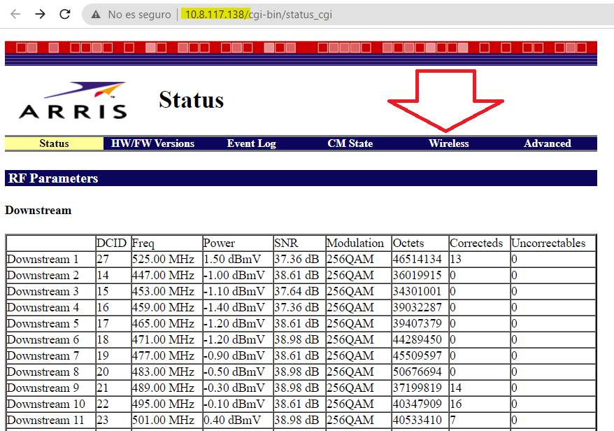 enable remote access - Arris DG1670A | docsis.org